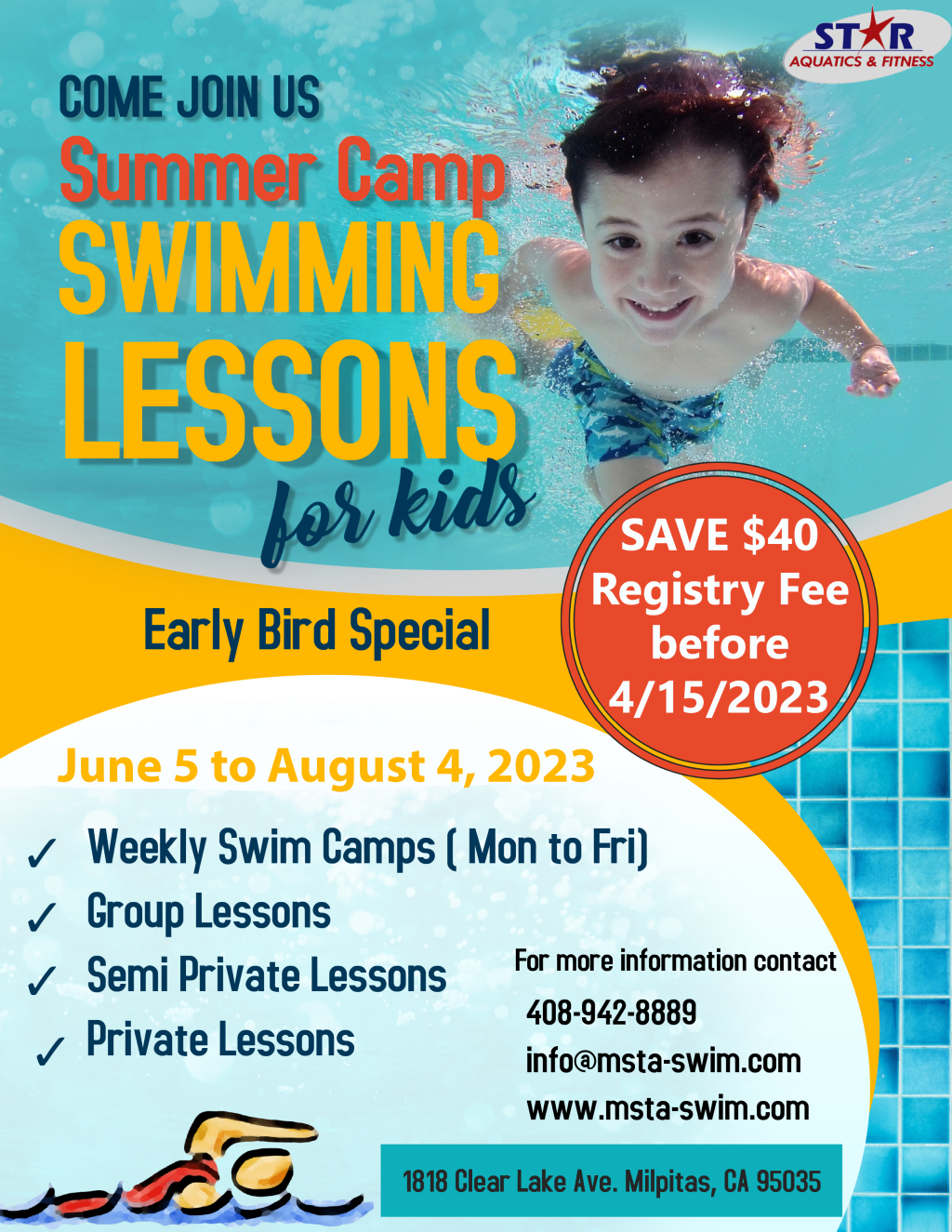 Milpitas Swim Facility | Milpitas Star Aquatics